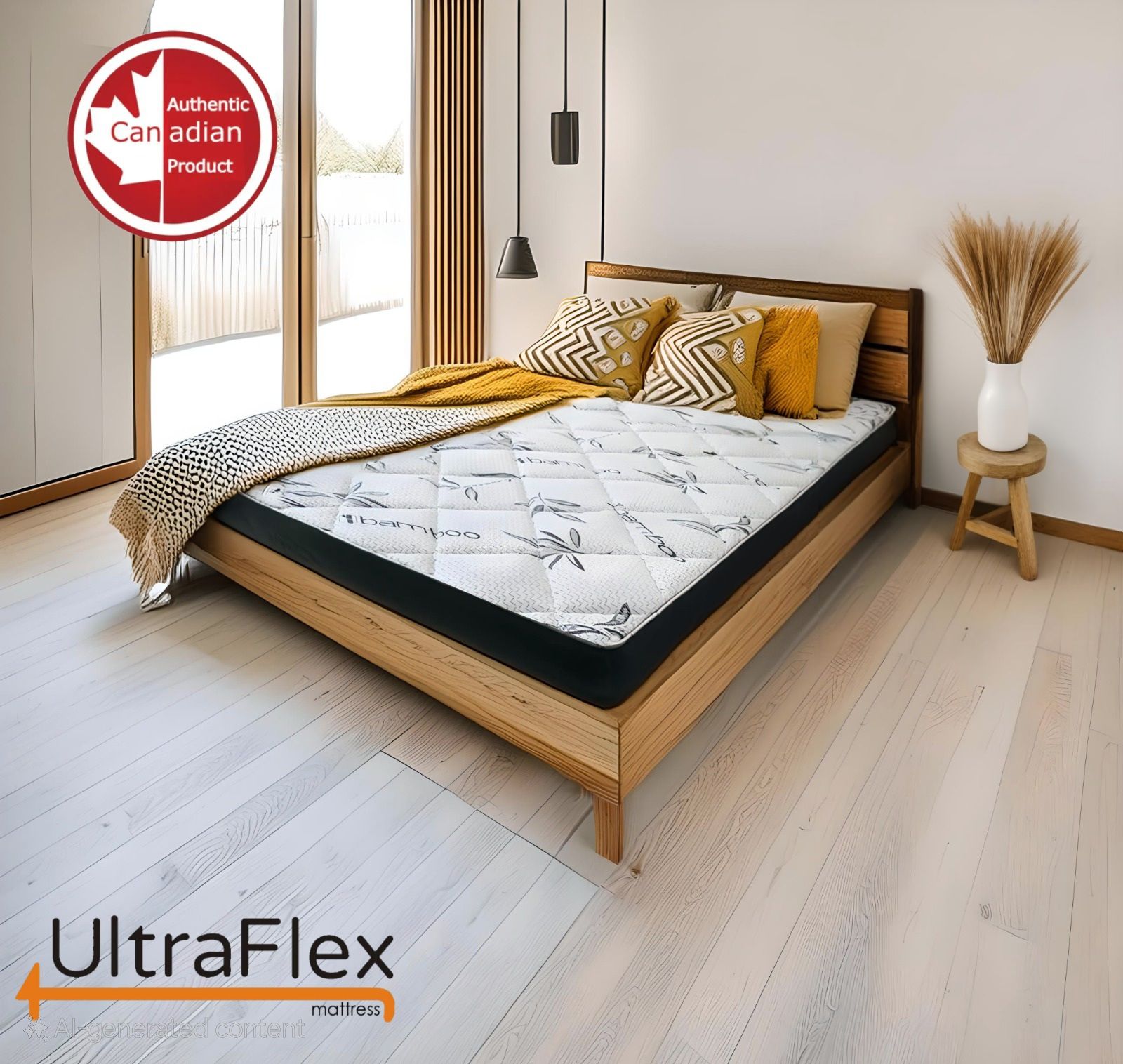 UltraFlex DreamEasy - Canadian-Made Medium Firm Gel Infused Comfort wi ...