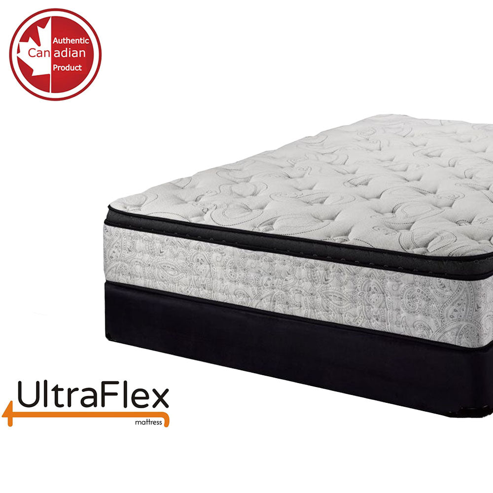 UltraFlex OASIS- 12” Hybrid Orthopedic Eurotop, Spinal Care Pocket Coi ...