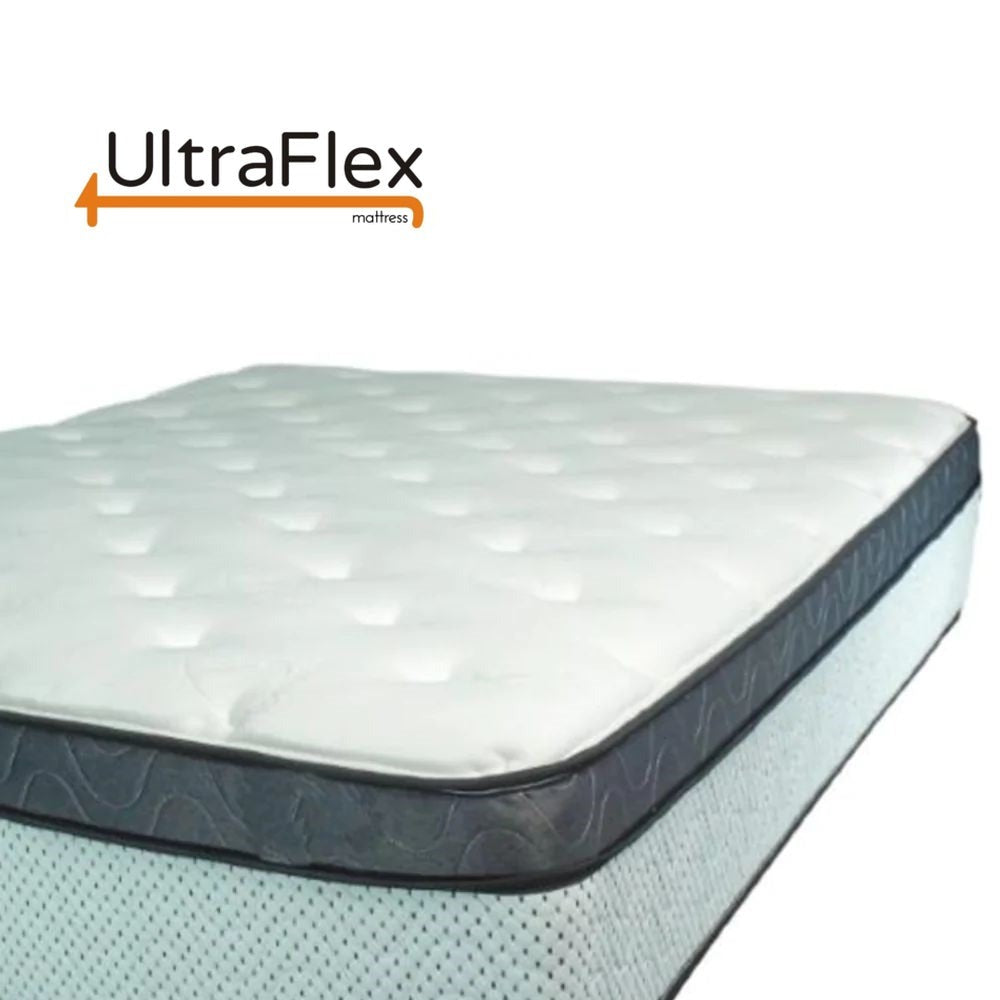 UltraFlex EUPHORIA 14" Orthopedic Eurotop Pocket Coil Foam Encased Eco ...